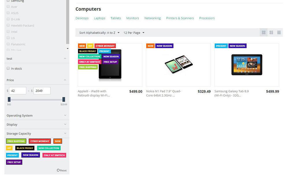 Add-Ons By Simtech Development: Product Labels - Add-ons & Themes - CS-Cart Forums