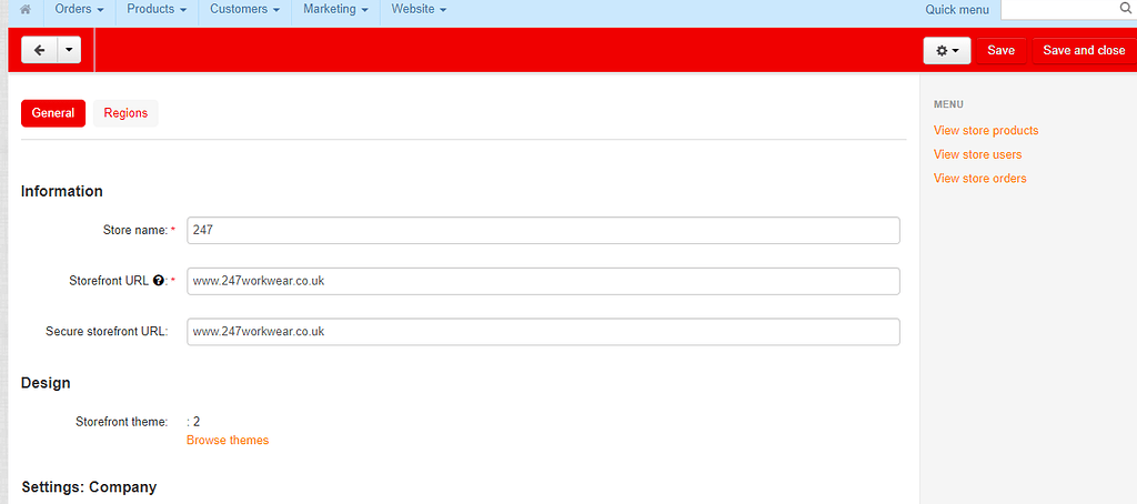 Open store front missing after upgrade - Installation & Upgrade - CS-Cart Forums