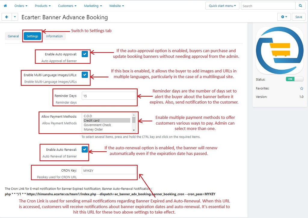 Add-on By Ecarter Technology: Banner Advance Booking - Add-ons & Themes - CS-Cart Forums