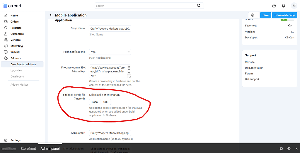 Android Package Name for Mobile App Setup - Multi-Vendor - CS-Cart Forums